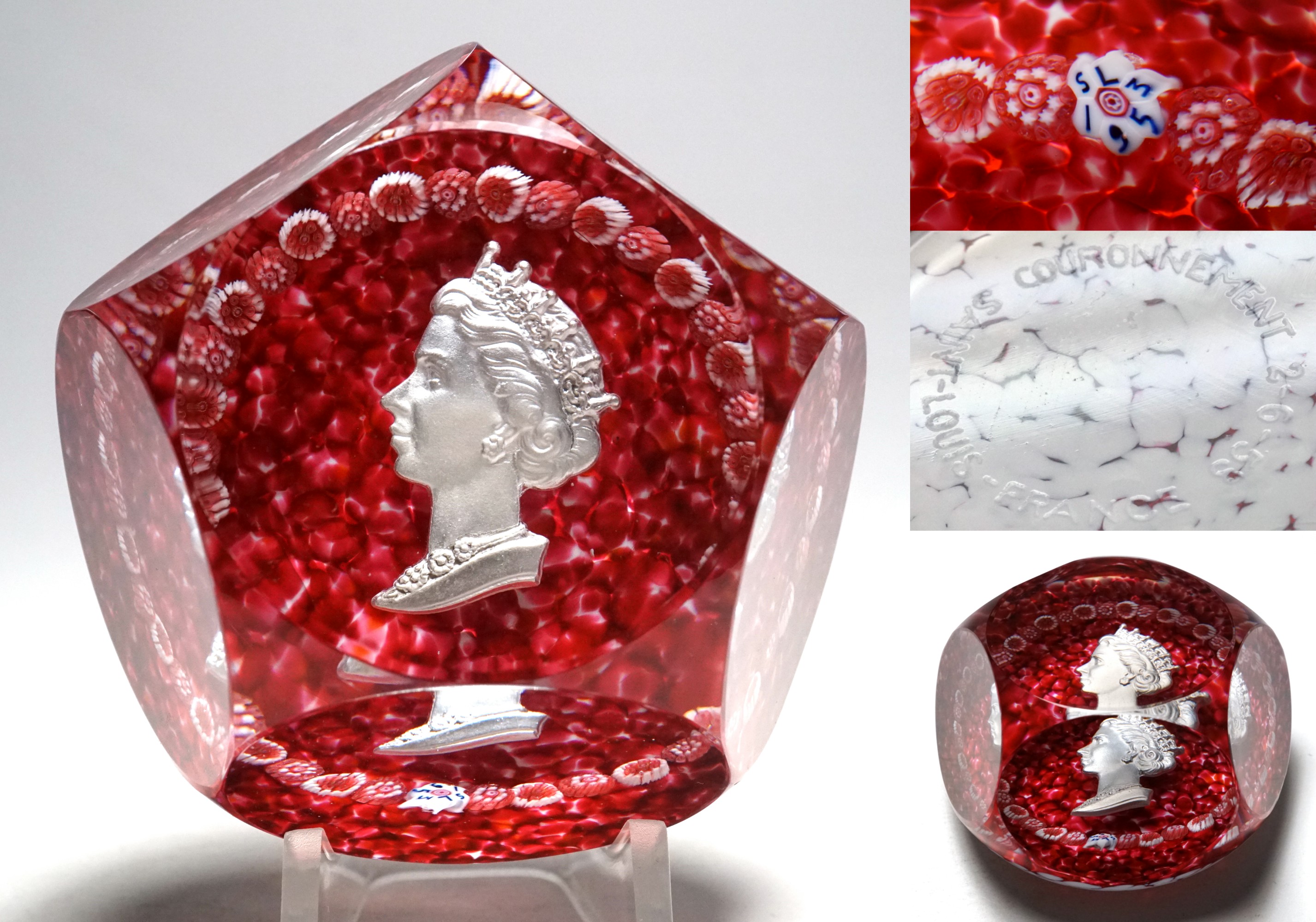 Paperweight - Sulphide Paperweights For Sale